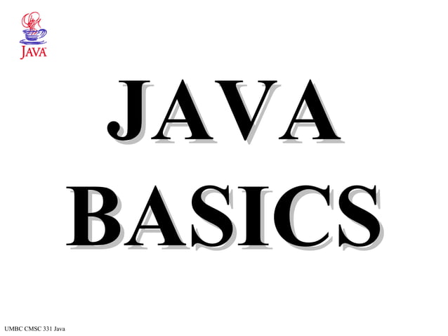 Java basic tutorial | PPT