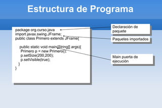 Conceptos de básicos de Programación orientada para java | PPT