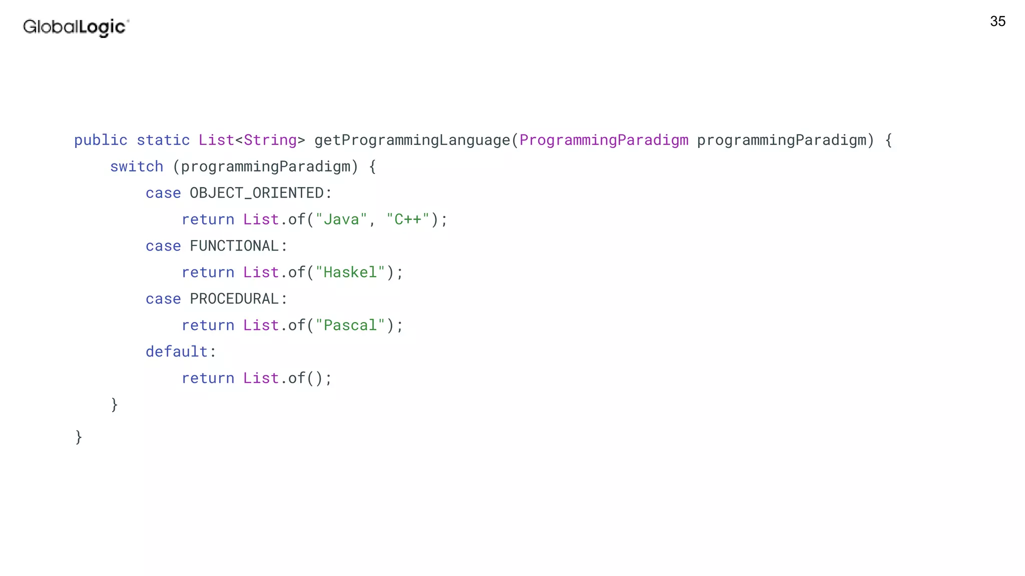 Pattern Matching in Java 14 | PPT