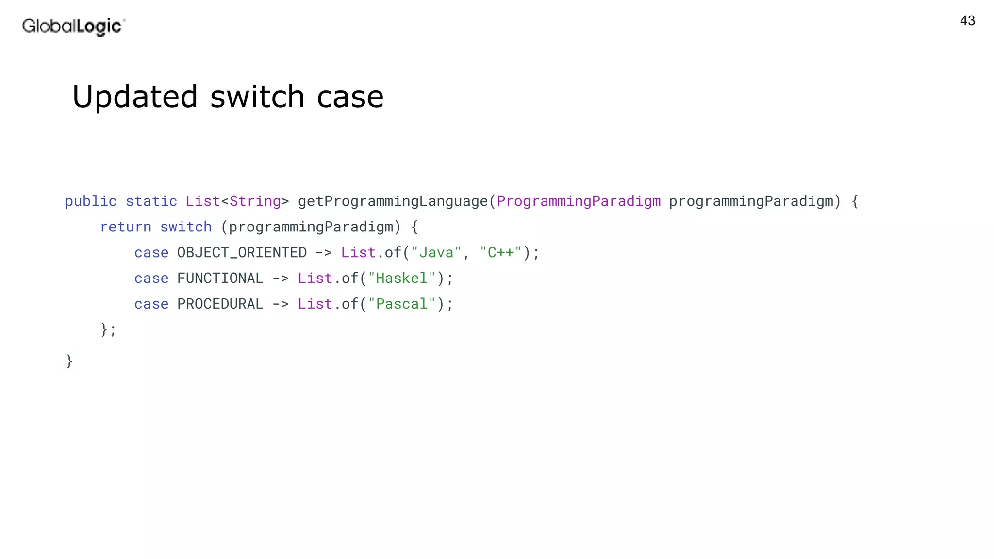 Pattern Matching in Java 14 | PPT