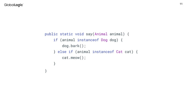 Pattern Matching in Java 14 | PPT