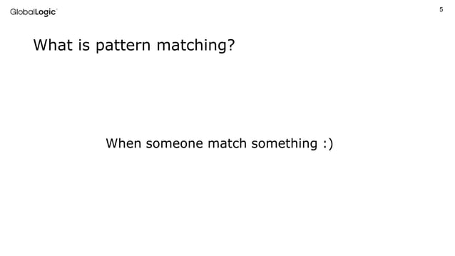 Pattern Matching in Java 14 | PPT