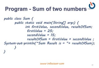 Variables and Data Types | PPTX