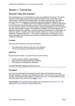 Java%20 collections%20framework | PDF | Databases | Computer Software and Applications