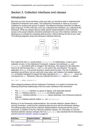 Java%20 collections%20framework | PDF | Databases | Computer Software and Applications
