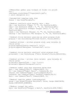Java2 micro edition_Helmi MH_1100631026 | PDF