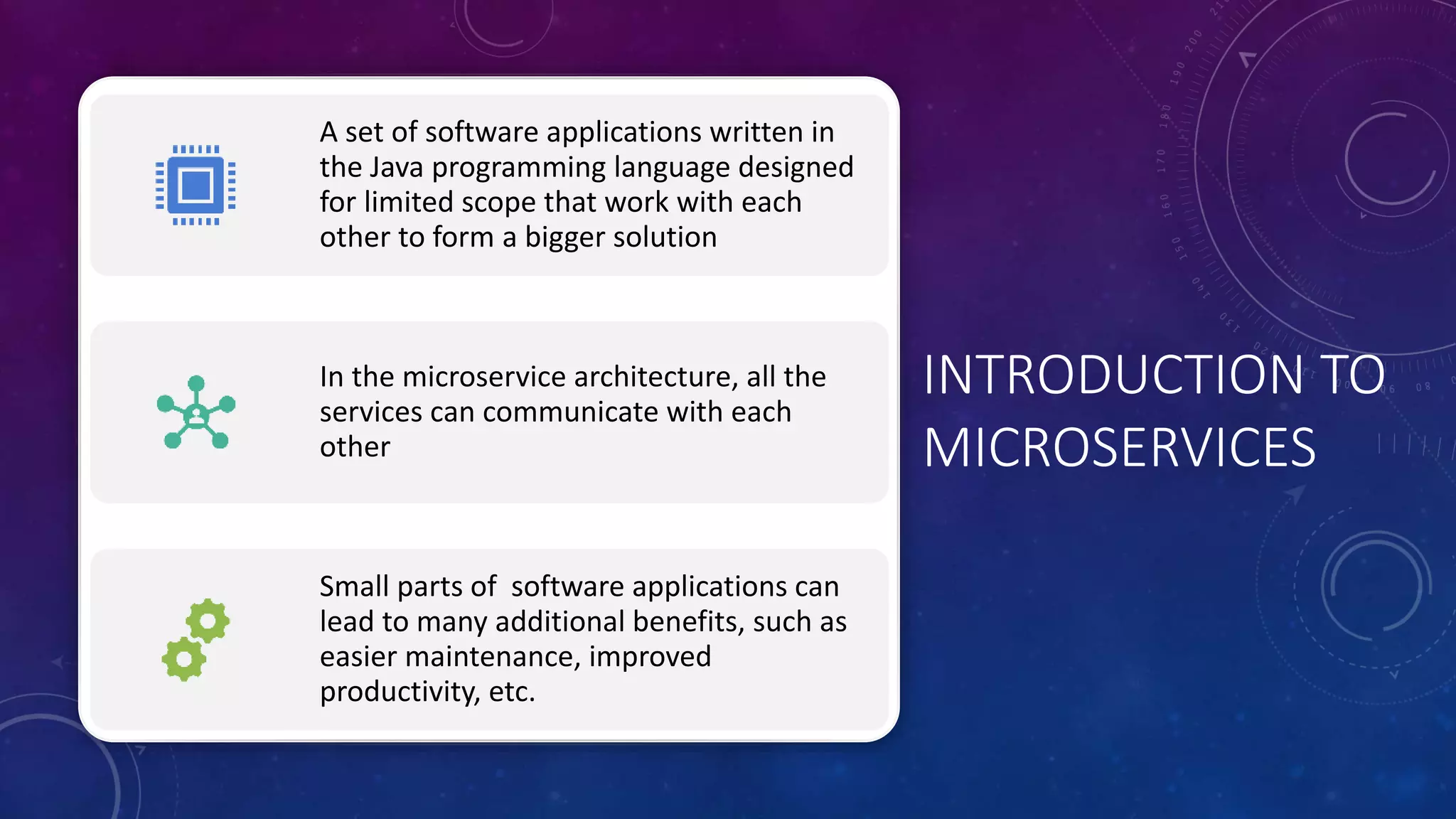 Microservices Architecture and Java Frameworks | PPTX