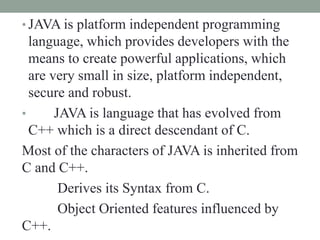Java | PPT