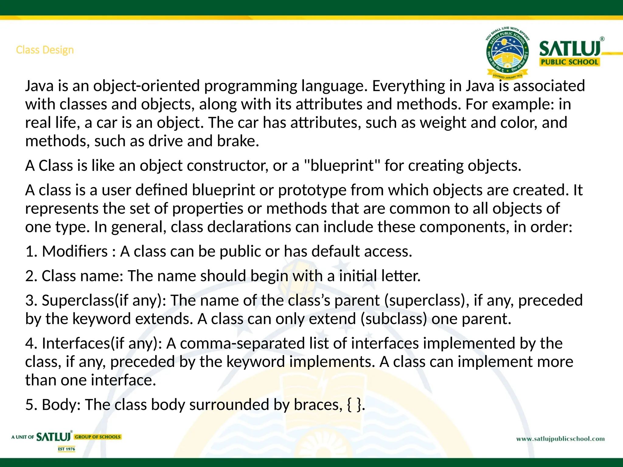 JAVA 3 PPT OF CLASS 12 INFORMATION TECHNOLOGY | PPTX
