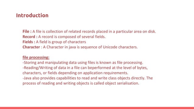 IO and threads Java | PPTX