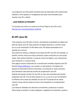 Java 3d | PDF