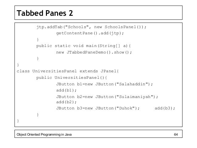 Advanced Java Topics advanced-java-topics