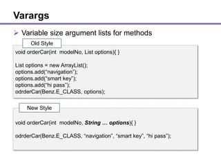 Java 5 New Feature | PPT