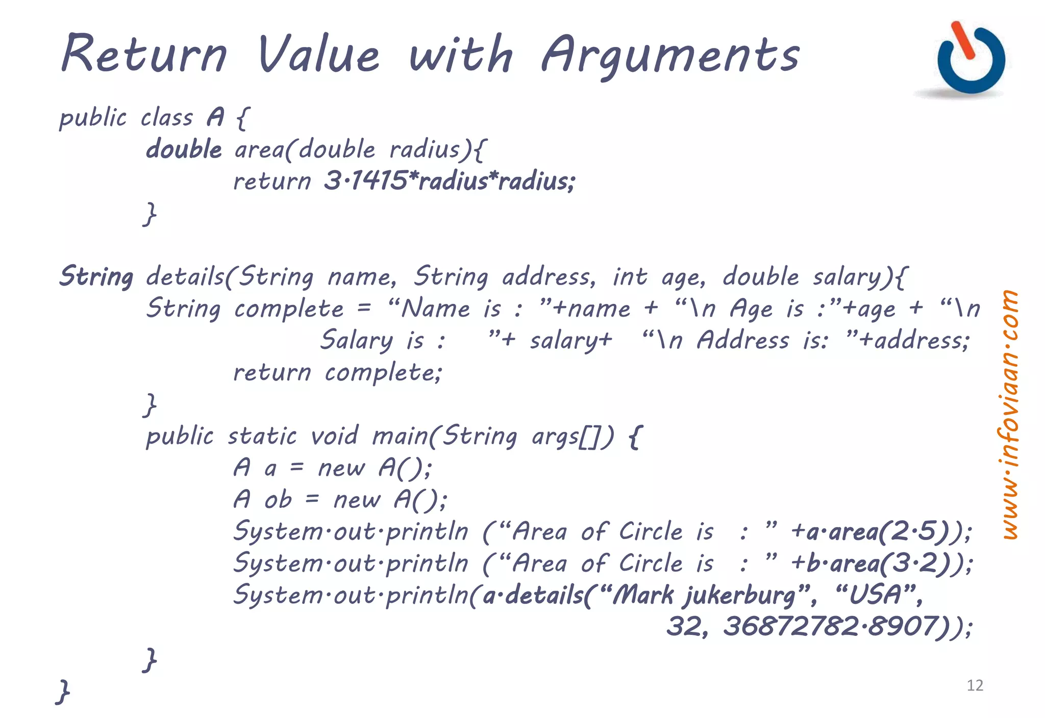 Java Method Static Block Ppt 