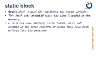 Java Method, Static Block | PPT