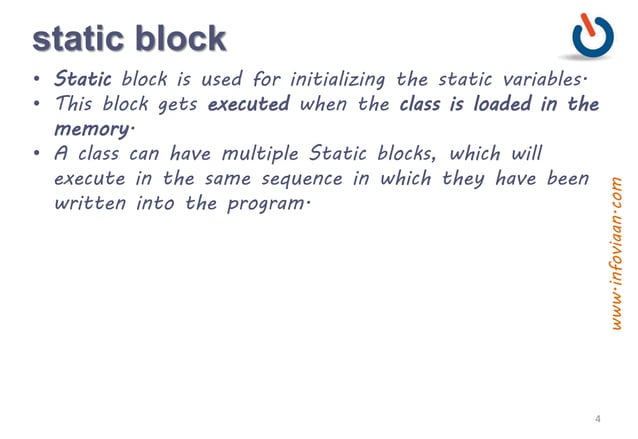 Java Method, Static Block | PPT