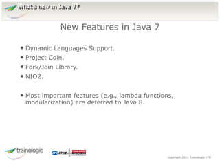 Java 7 - What's New? | PPT