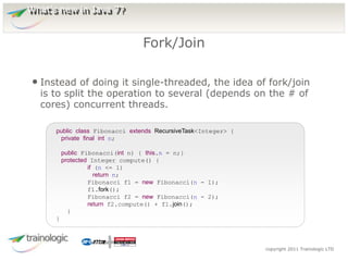 Java 7 - What's New? | PPTX