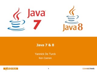 Java 7 & 8 | PPT