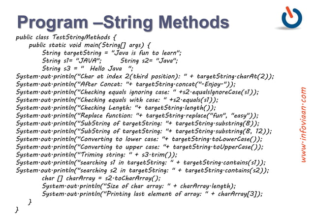 Java String Handling Ppt 5392