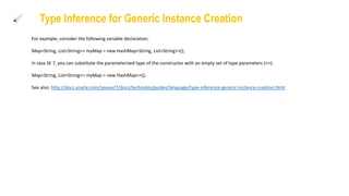 Java 7 + 8 new features | PPTX