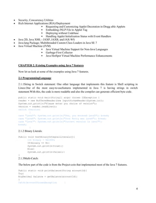 Java 7 Dolphin manjula kollipara | DOCX | Web Development | Internet