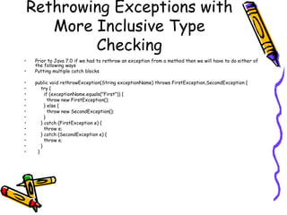 Java 7 new features | PPT | Programming Languages | Computing