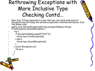 Java 7 new features | PPT | Programming Languages | Computing