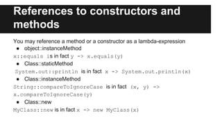 Java8: what's new and what's hot | PPTX