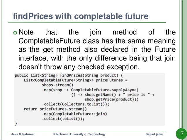 Java 8 Completable Future