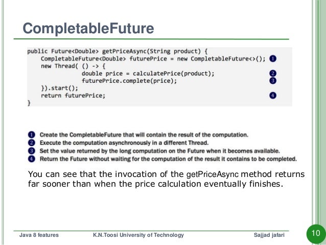 Java 8 Completable Future