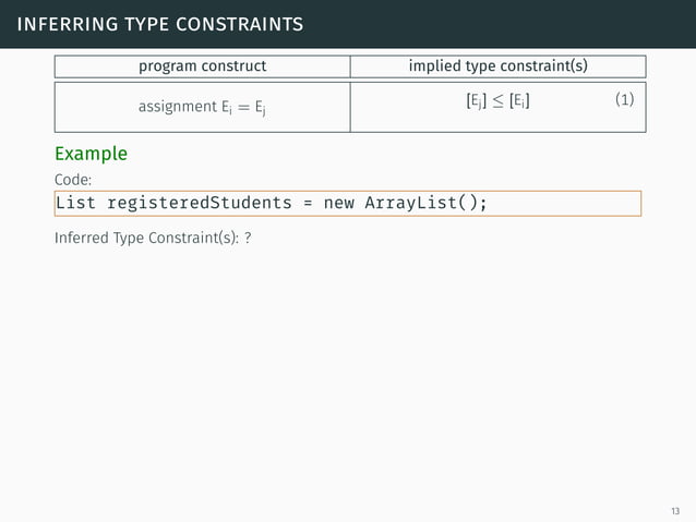 A Brief Introduction to Type Constraints | PPT