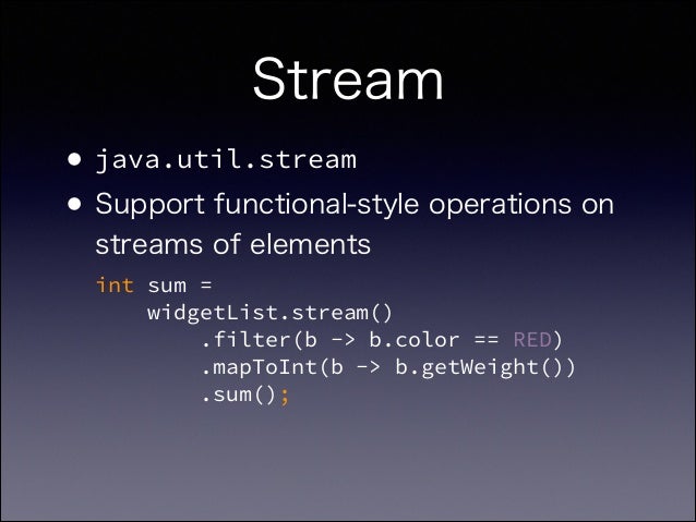 Java8 Stream