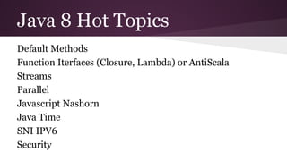 Java 8 Overview | PPT