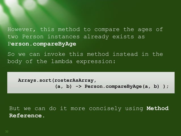 Major Java 8 features | PPT