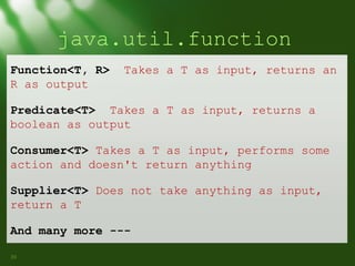 Major Java 8 features | PPT