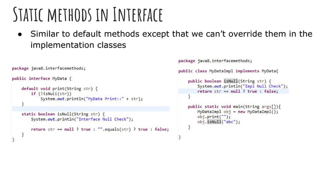 Java 8 features | PDF