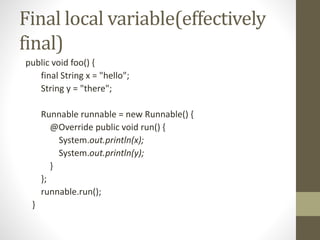 Java 8 new features | PPT