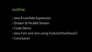 Java 8 parallel stream | PPT
