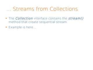 Java 8 Streams | PPT
