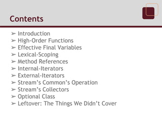 Java 8 Streams And Common Operations By Harmeet Singh(Taara) | PPT