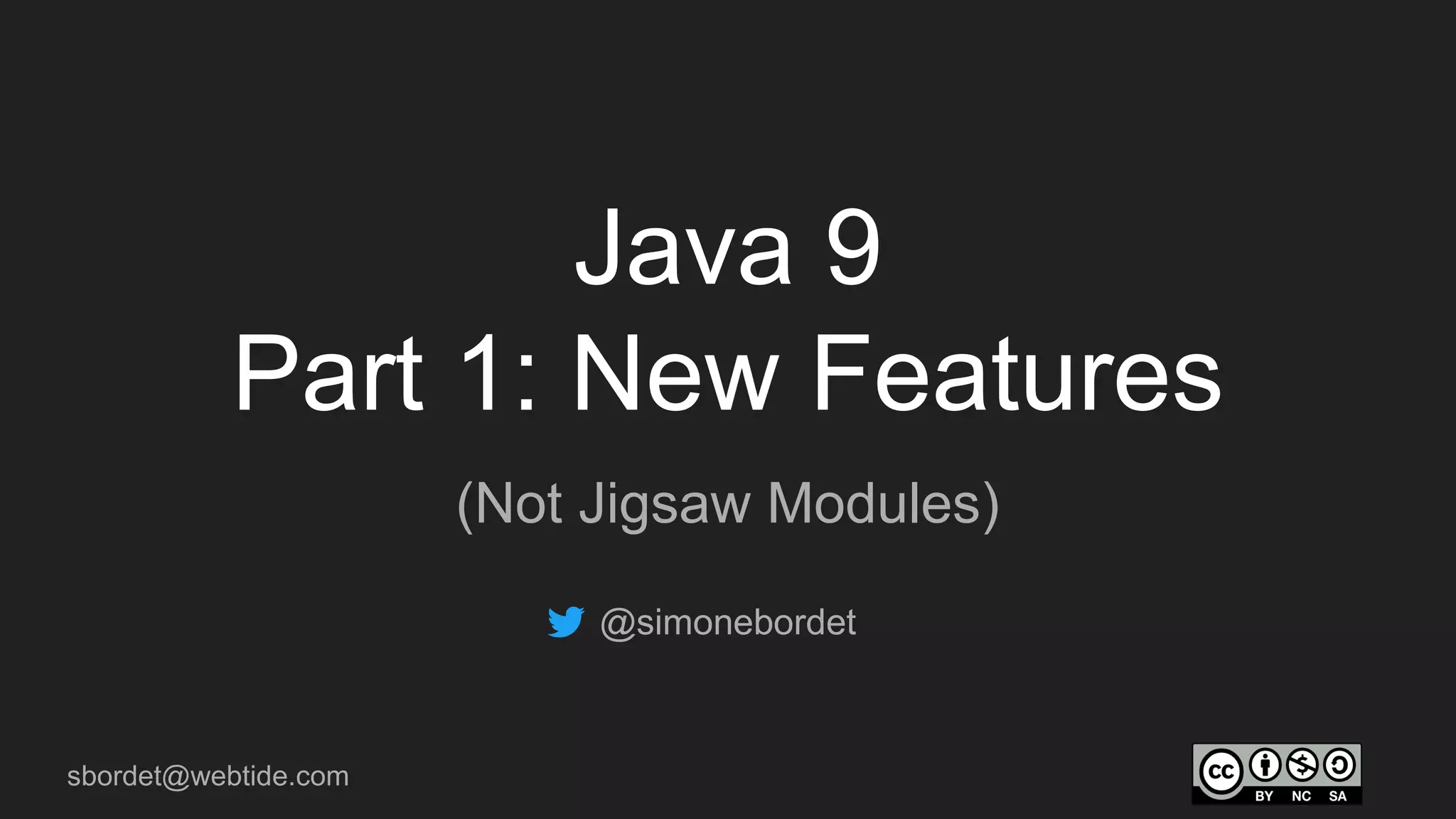 Java 9 - Part1: New Features (Not Jigsaw Modules) | ODP