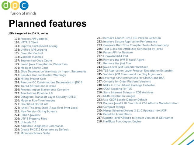 Java 9 and Project Jigsaw | PPT