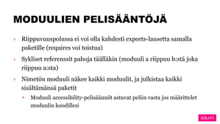 Java9 moduulit jigsaw | PPT