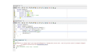 Java Access Modifiers - Public, Private, Protected & Default | PPT