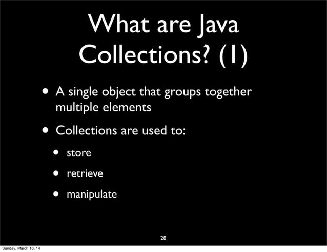Java Advanced Features (TCF 2014) | PPT