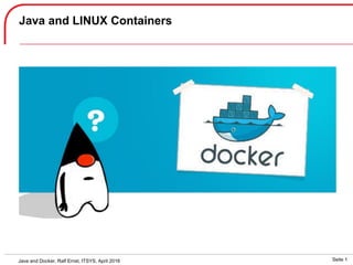 Java and cgroups eng | PPT