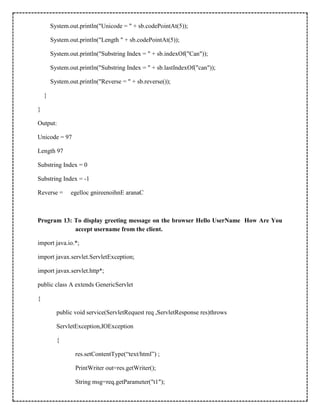 Java and j2ee_lab-manual | PDF