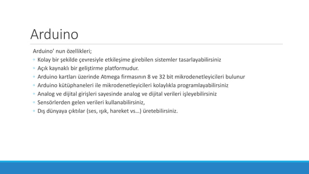 Java, android ve arduino ile gömülü programlama | PPT