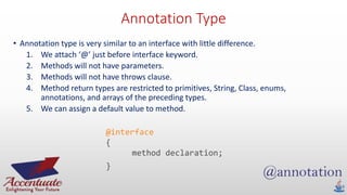 Java annotations | PPSX